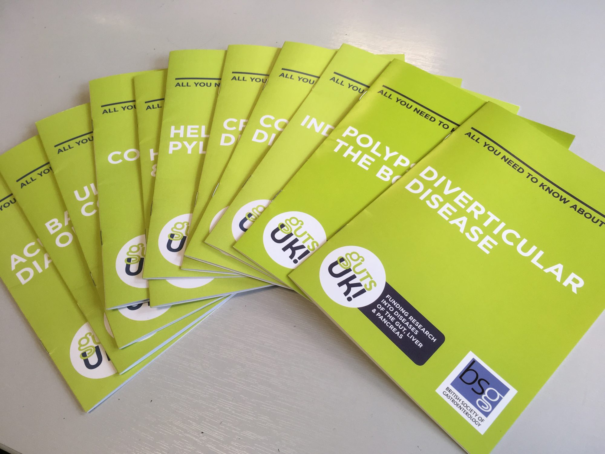 Leaflets for Hospitals/Clinics - Guts UK